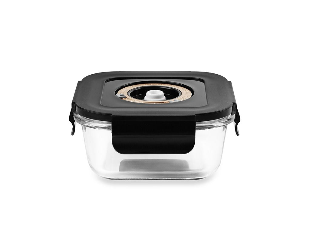 SQUARE VACUUM GLASS CONTAINER - 525ML – ONYXCOOKWARE DK
